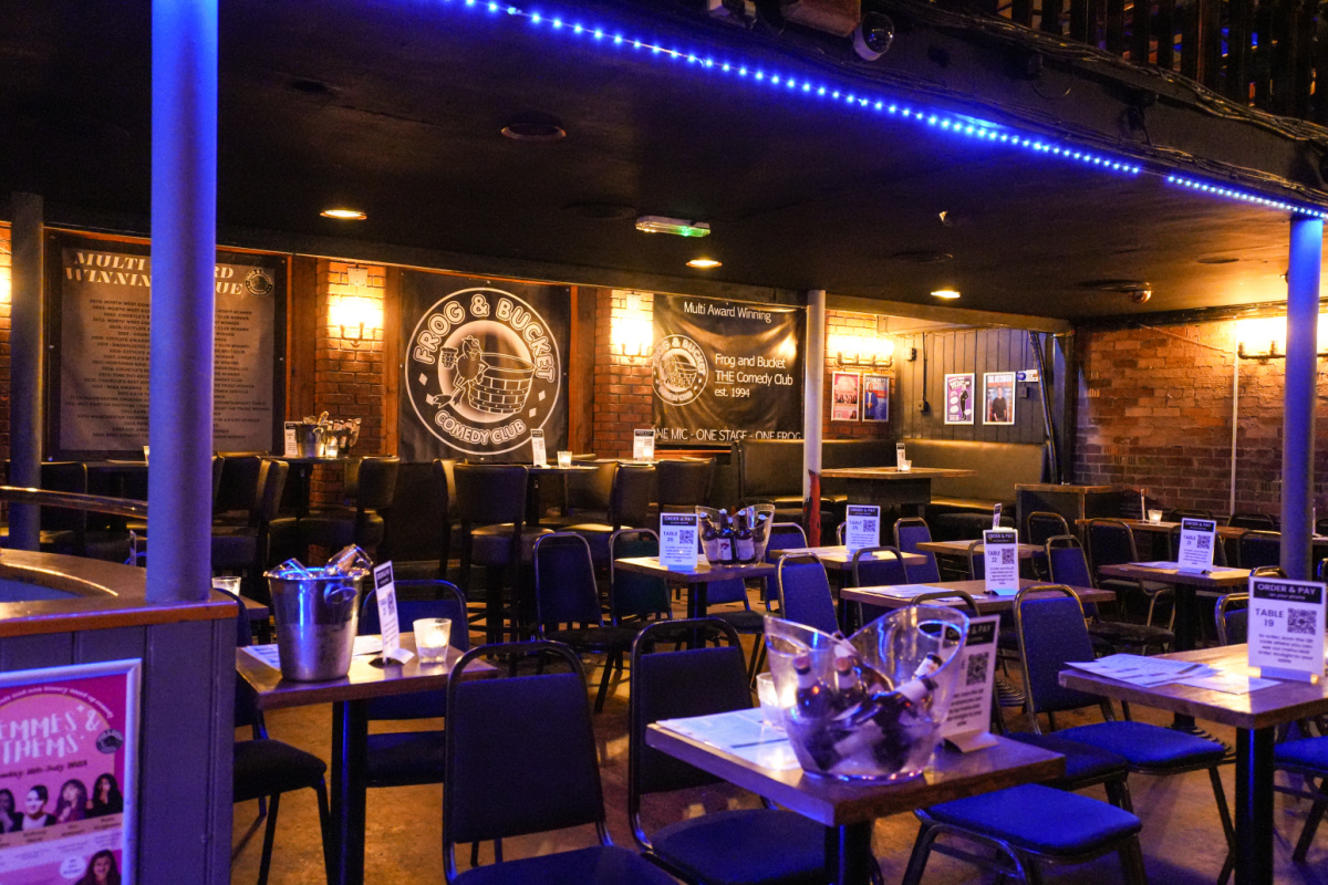 Venue Hire - Frog & Bucket | Manchester's Comedy Club